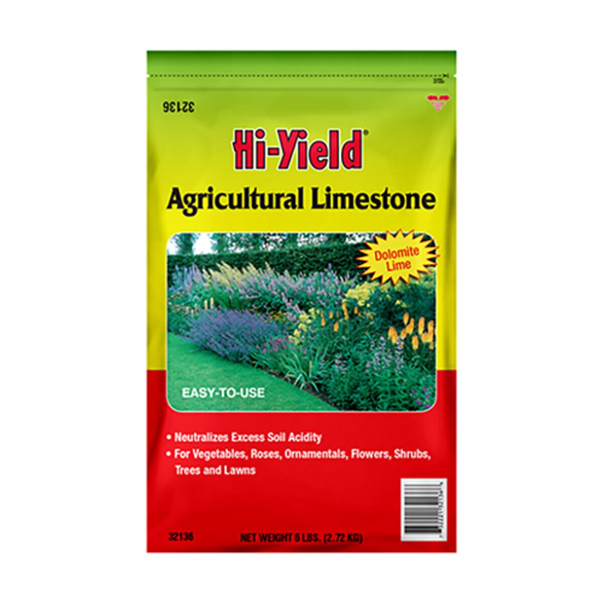 Hi-Yield Agricultural Limestone Fertilizer 6 lb | SiteOne