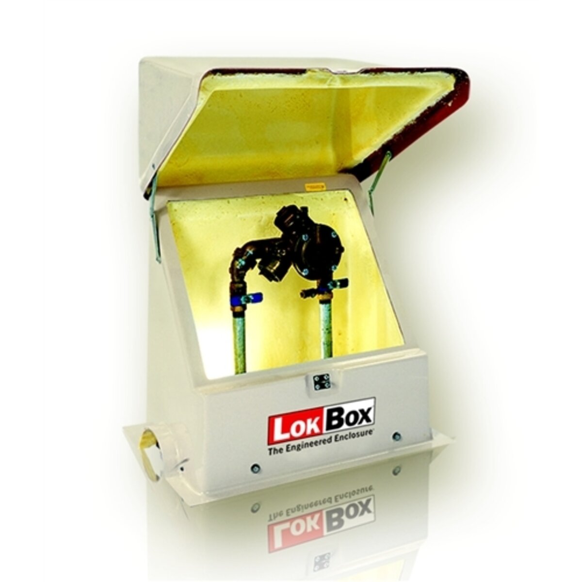 Hot Box Lok Box Backflow Enclosure Flip-Top Insulated Unheated ...