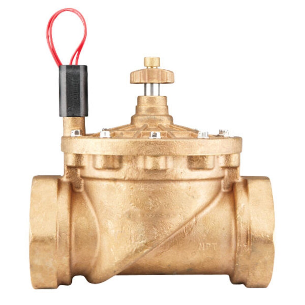 Hunter Globe Valve IBV Brass 3 in. w/ Flow Control and Filter Sentry ...