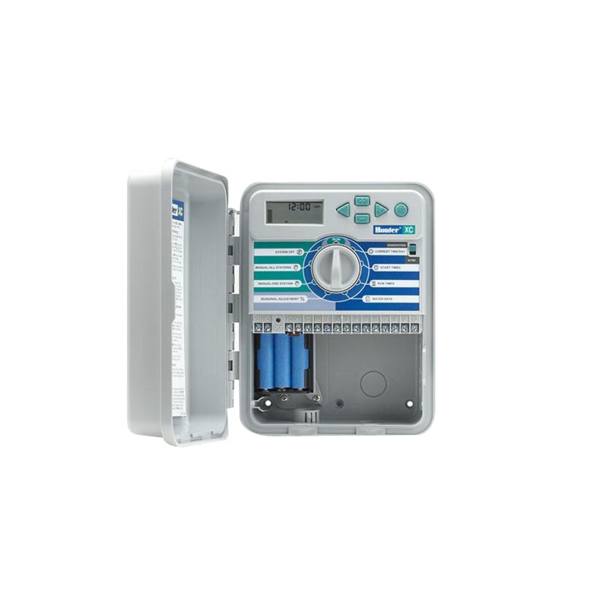 Hunter Battery Operated Controller XC Hybrid Fixed Indoor/Outdoor 6 ...