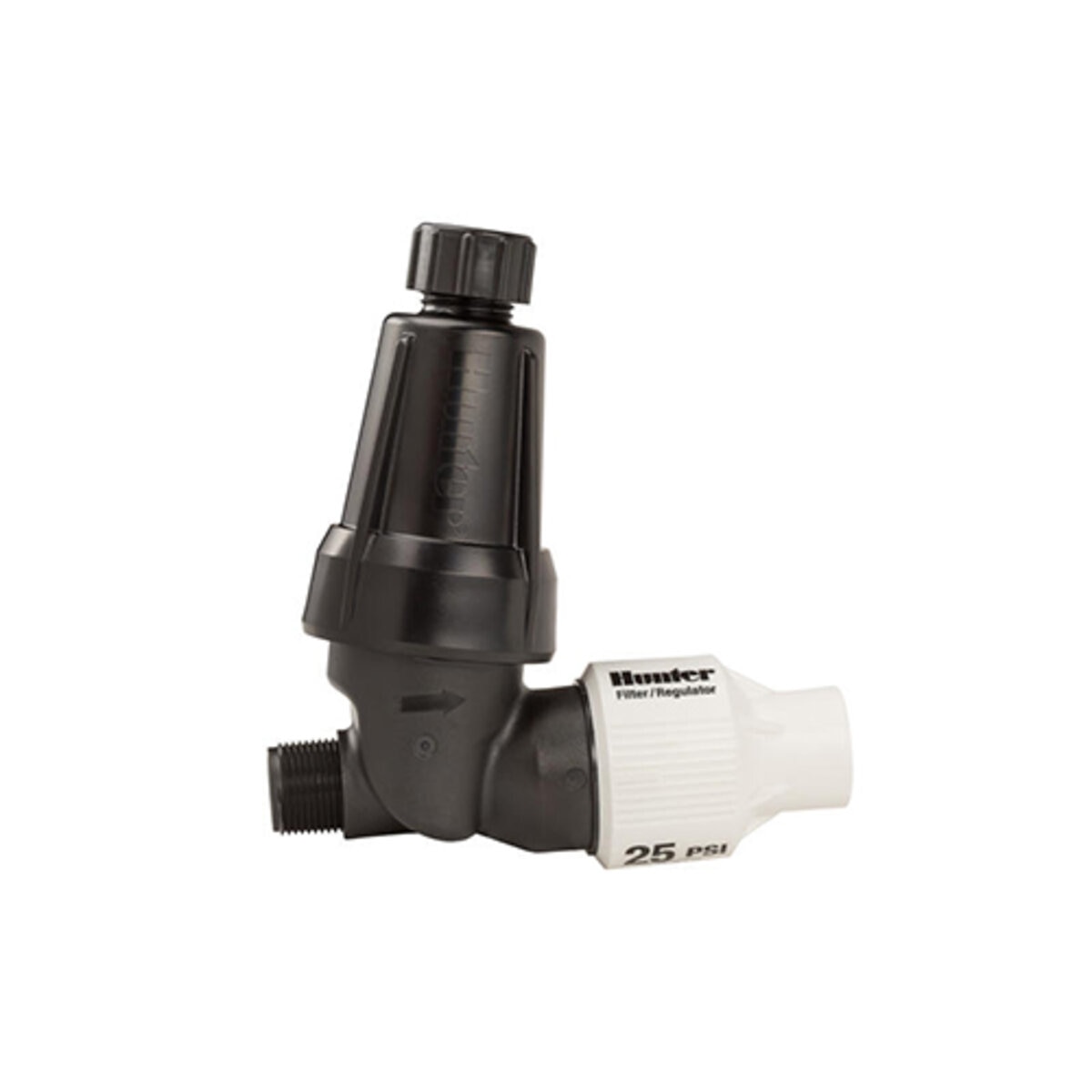 Hunter HFR Filter Pressure Regulating 25 PSI In-Line/WYE 1 in. x 3/4 in ...