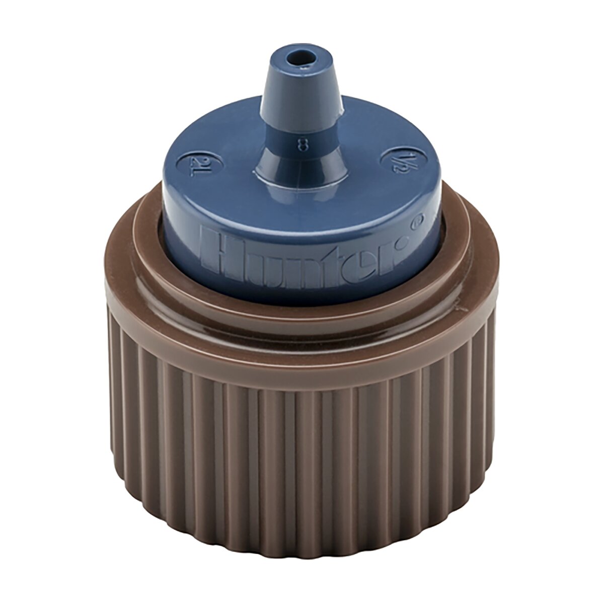 Hunter Pressure Compensating Drip Emitter 0.5 GPH Blue Threaded w ...