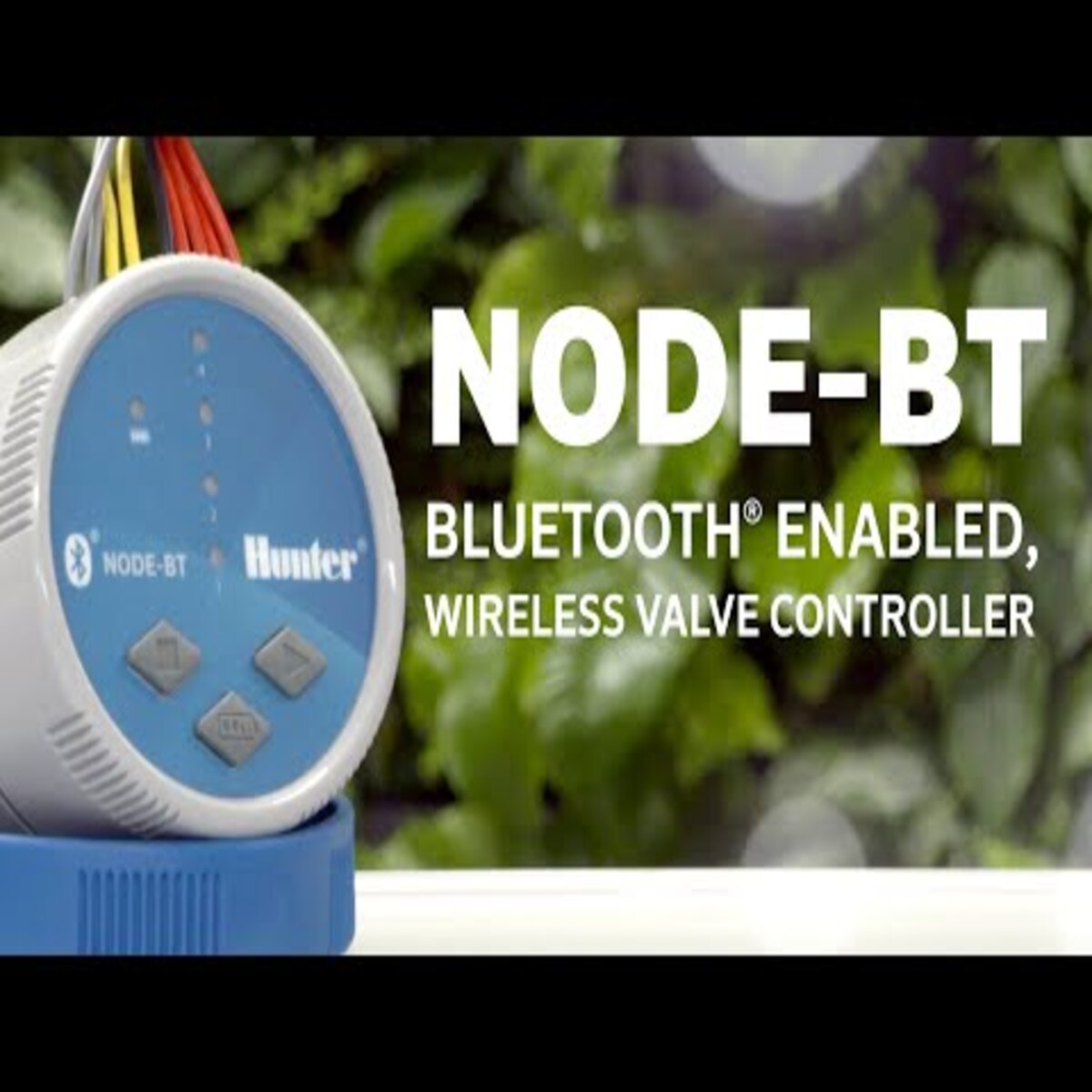 Hunter NODE Bluetooth Controller 1 Station with DC Latching Solenoid Battery Powered | SiteOne