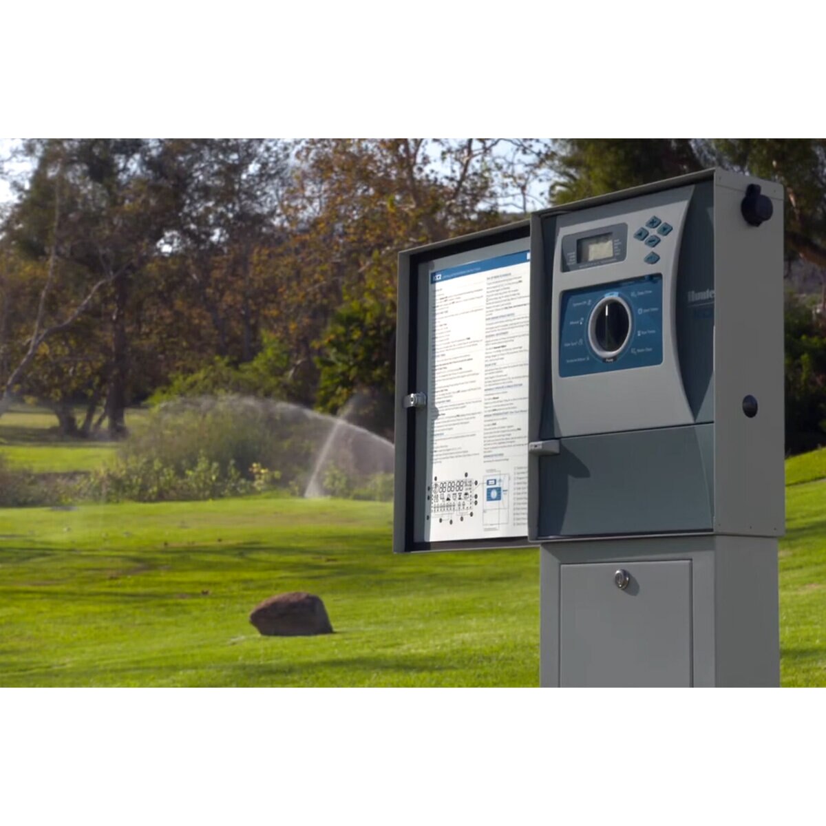 Hunter ICC2 Controller with flow, 8-station base model, plastic wall ...