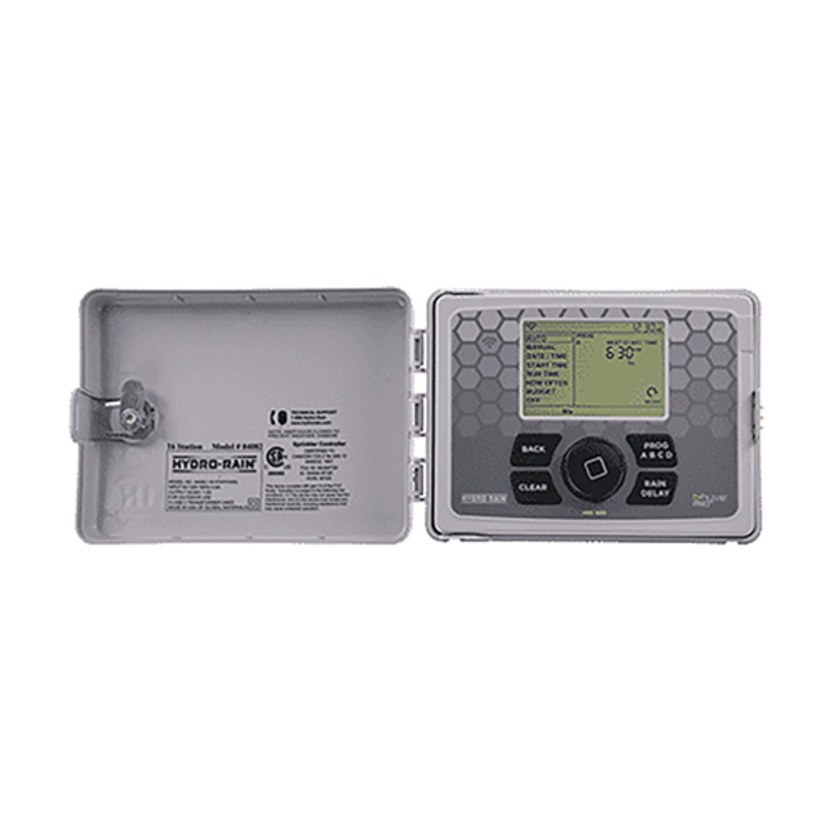 Hydro-Rain Controller HRC 400 (04080) 8 Station Indoor/Outdoor 3.75 in ...