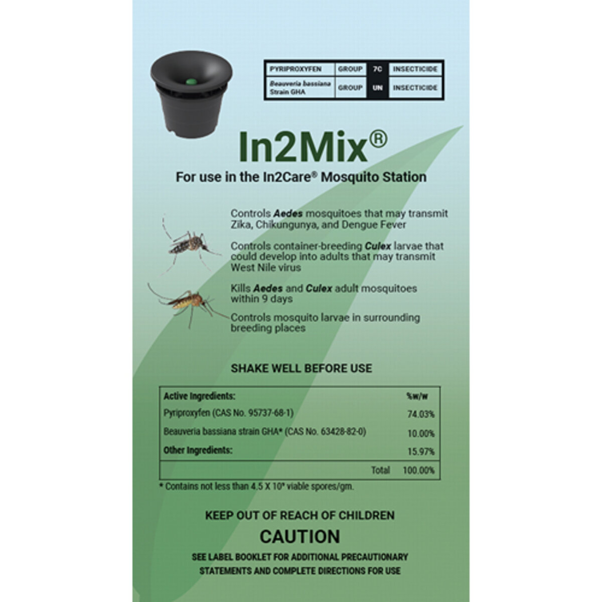 In2Care Mosquito Station In2Mix Refill Sachet (contains 25 refills ...