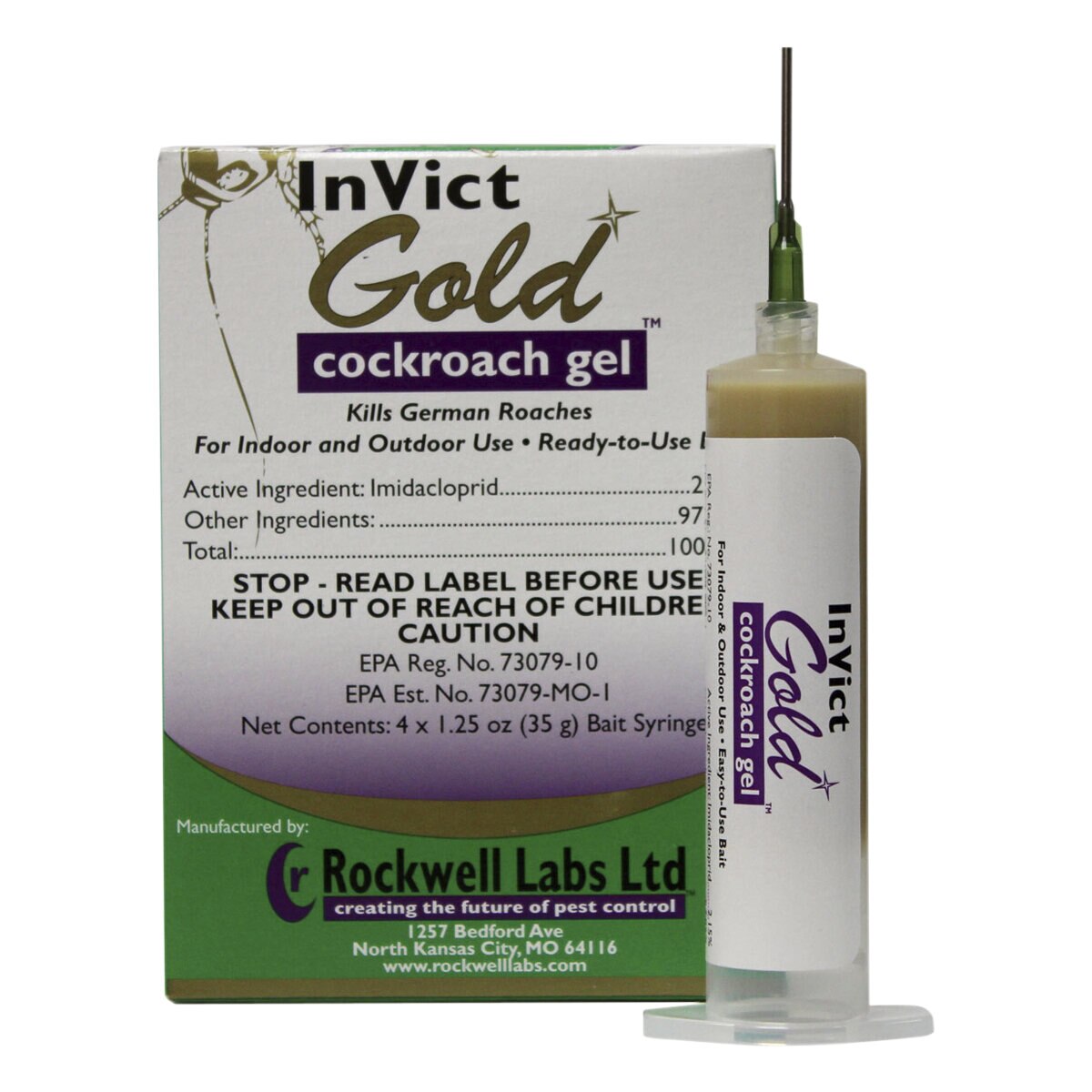 Invict Gold Cockroach Gel Bait Kit - Price and Reviews | SiteOne