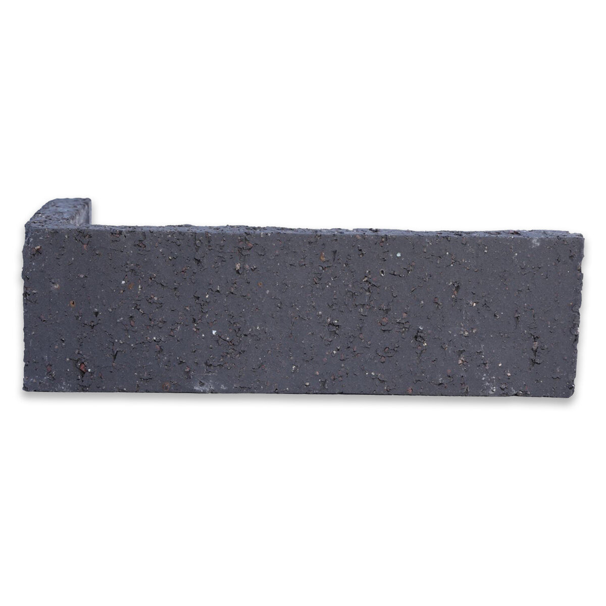 Interstate Brick Modular Thin Brick 5/8 in. Extruded Midnight Black ...