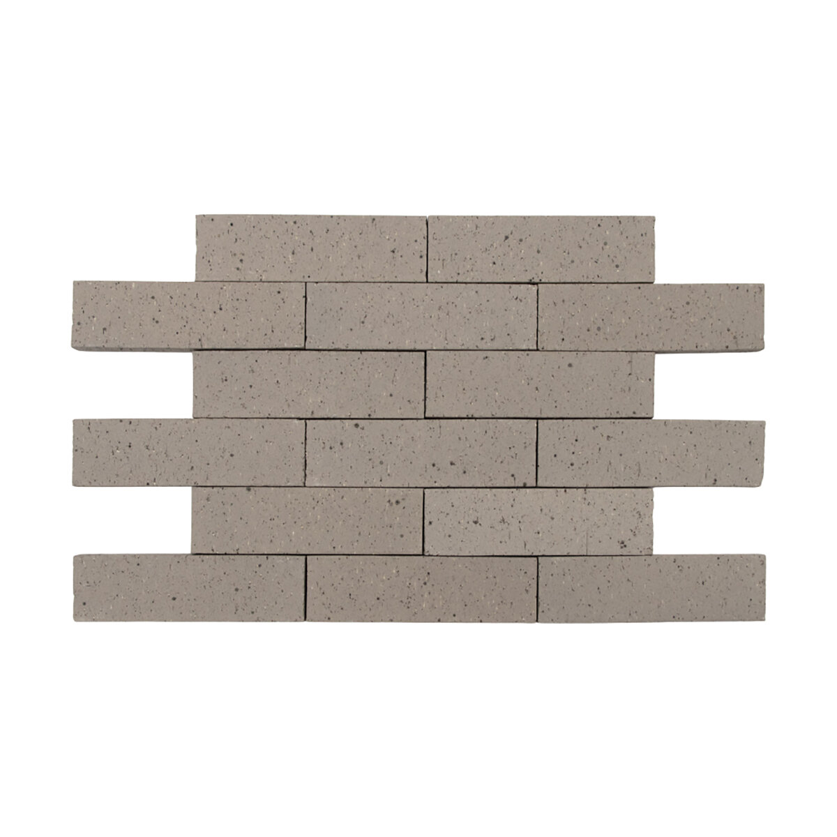 Interstate Brick Modular Uncoated Face Brick Solid Matte Platinum 2-1/4 ...