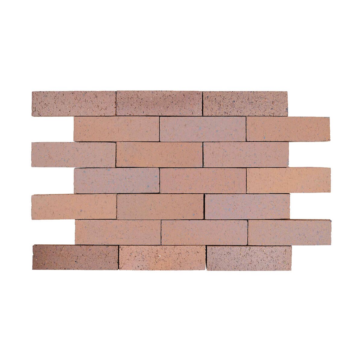 Interstate Brick Modular Thin Brick Saw Cut Flats Bronzestone 2-1/4 in ...