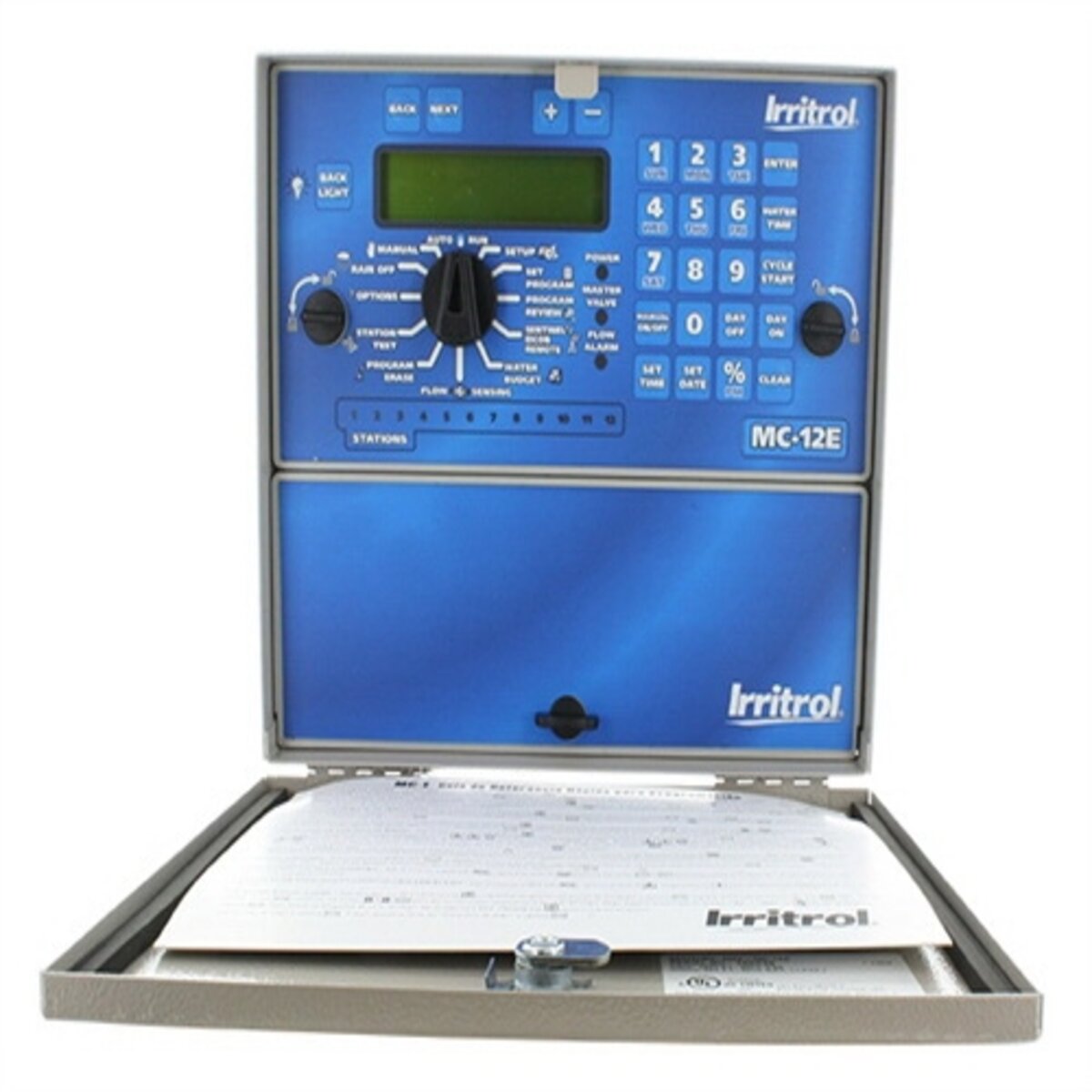 Irritrol MC-E (Blue) Series Controller 18 Station Outdoor Steel Wall ...