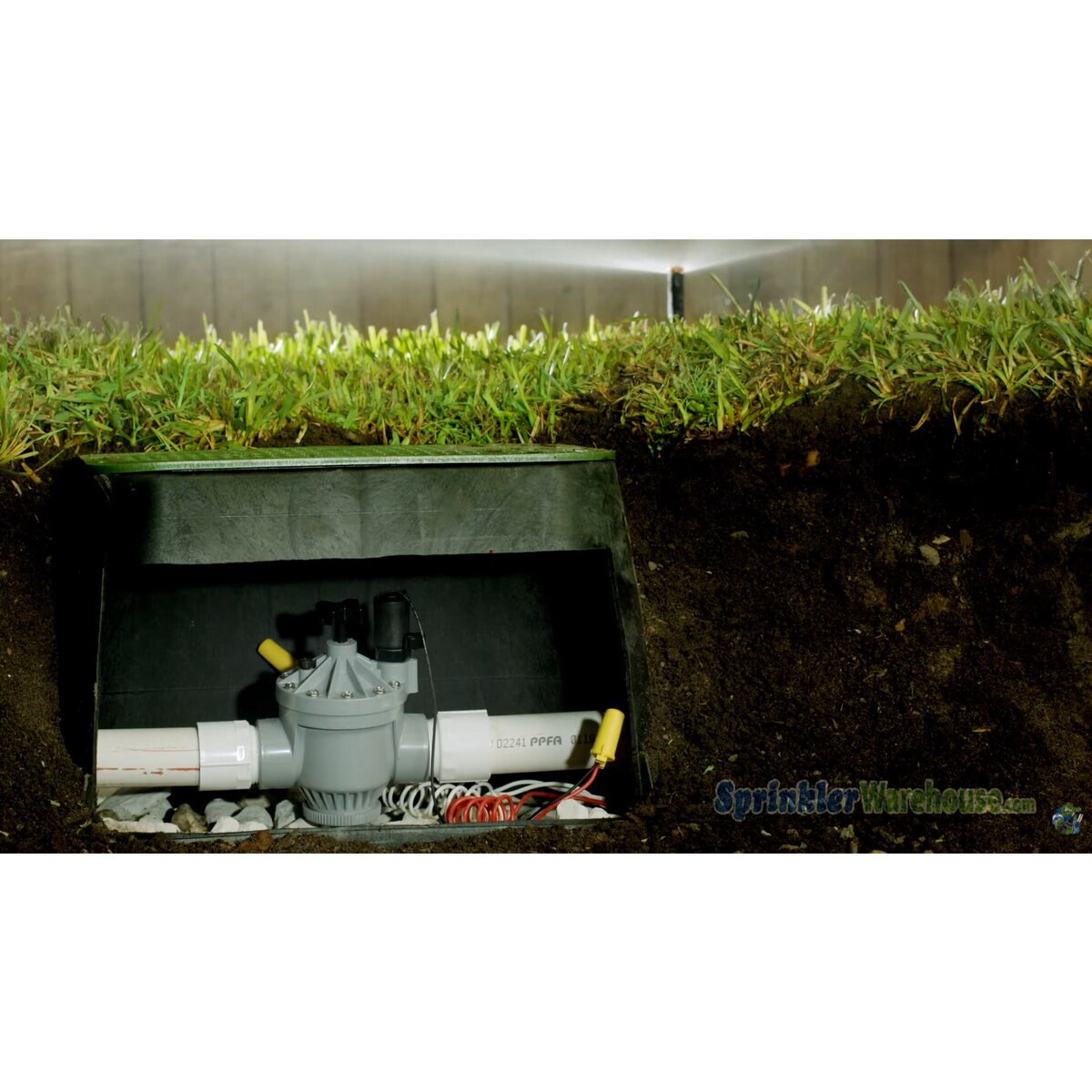 Irritrol 200B PVC Globe/Angle Valve 1-1/2 in. FIPT w/- Flow Control ...