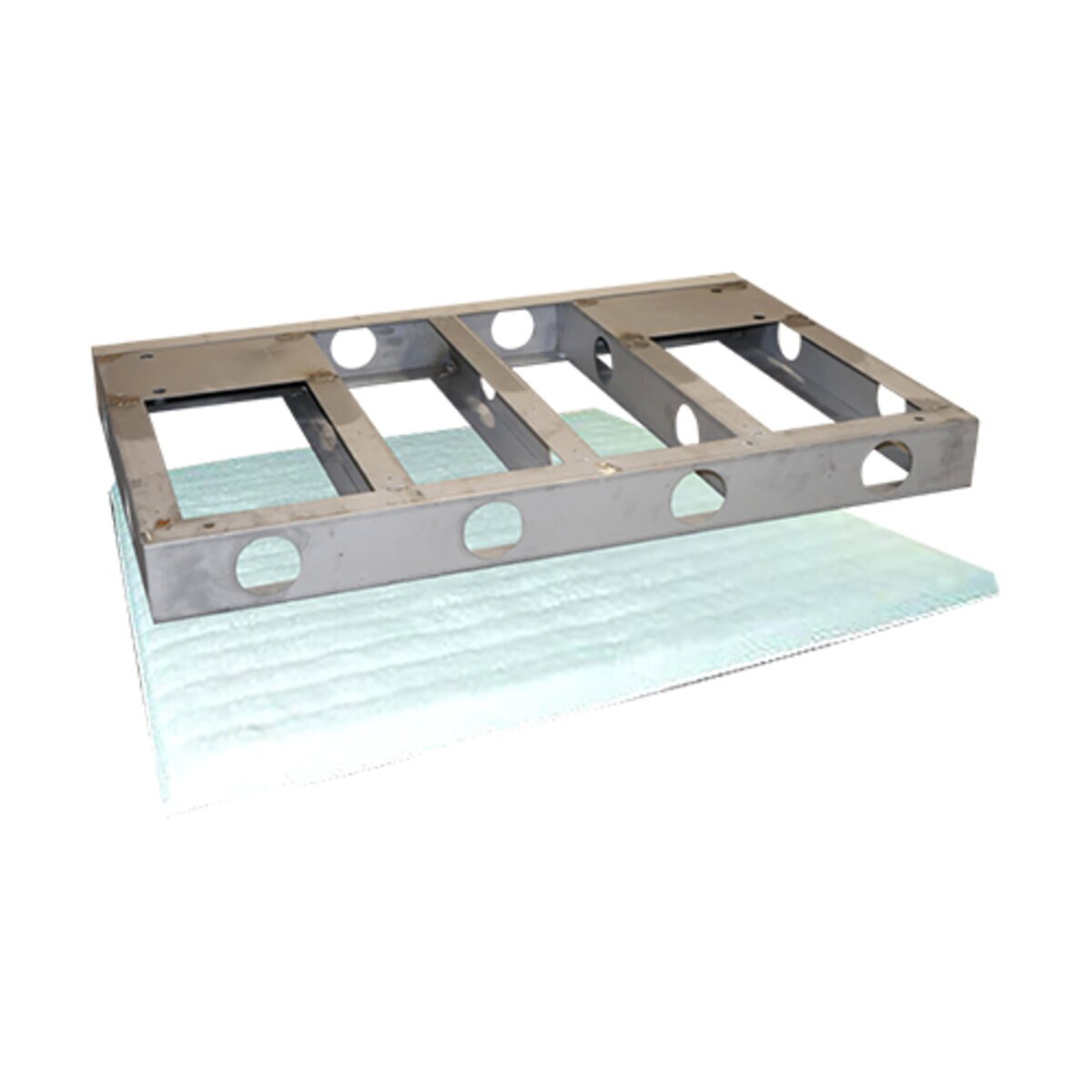 Isokern Fire Lite Stand for 48 in. Standard Firebox 53 in. x 25-1/4 in ...