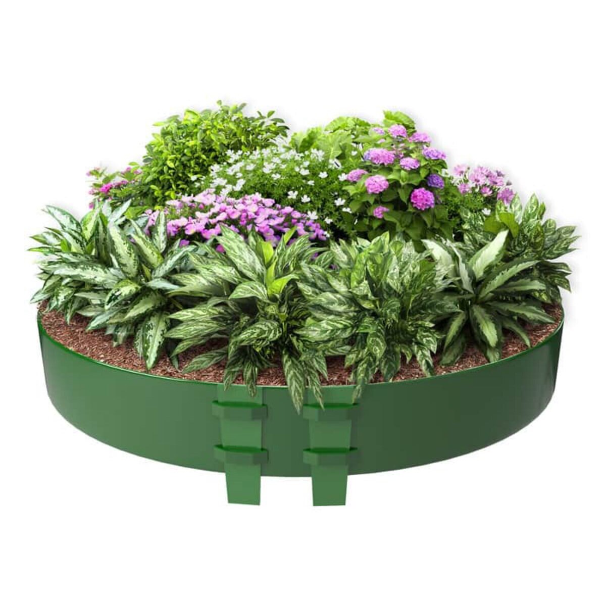 JD Russell Duraedge Steel Landscape Edging Green 14 Gauge 6 in. x 10 ft ...