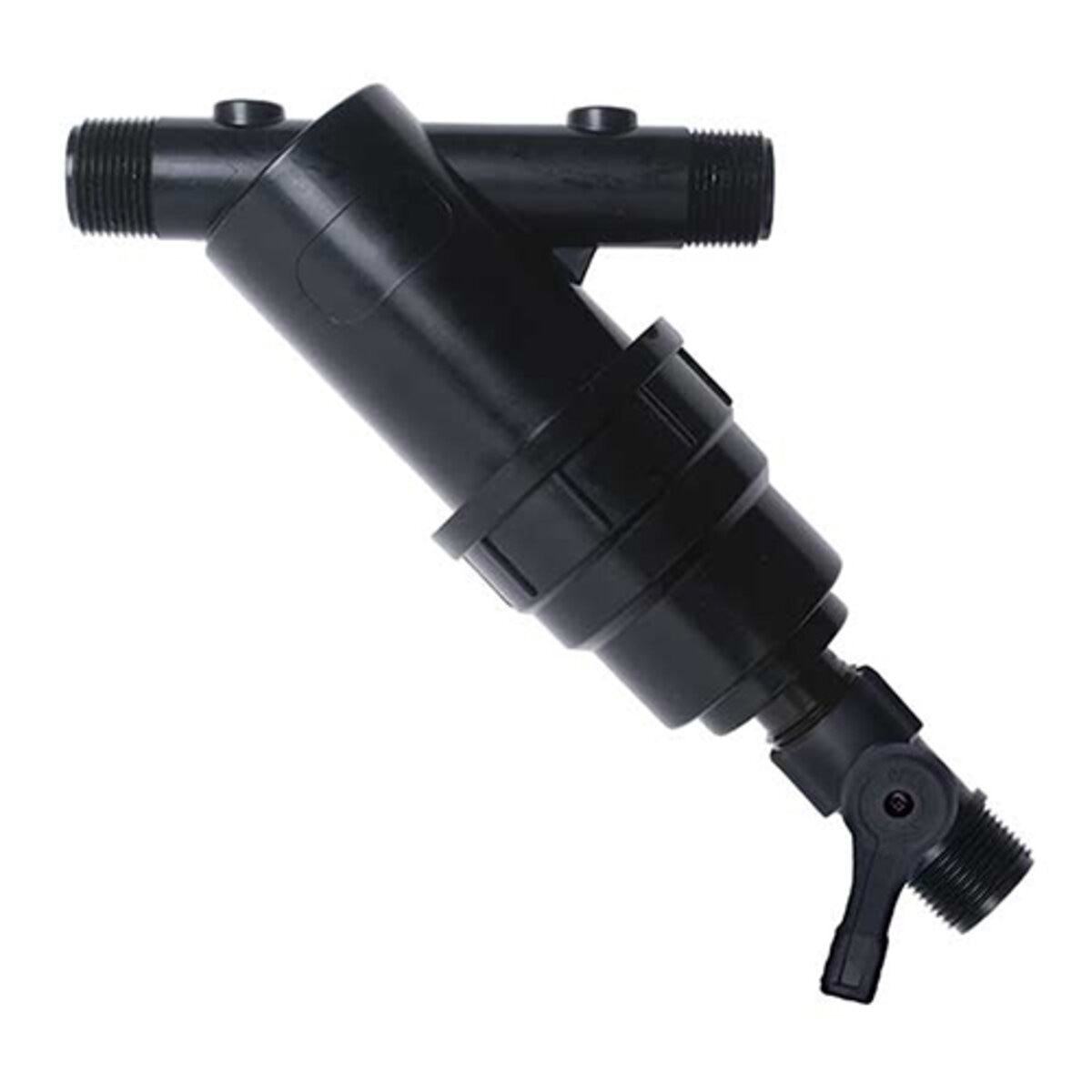 Jain 4E Spin Clean Filter In-Line/WYE 3/4 in. MIPT Plastic Black 150 ...