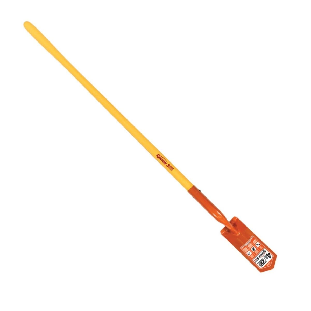 Kenyon S550 Irrigation 5 in. Trenching Shovel 28 Degree Angle 48 in ...