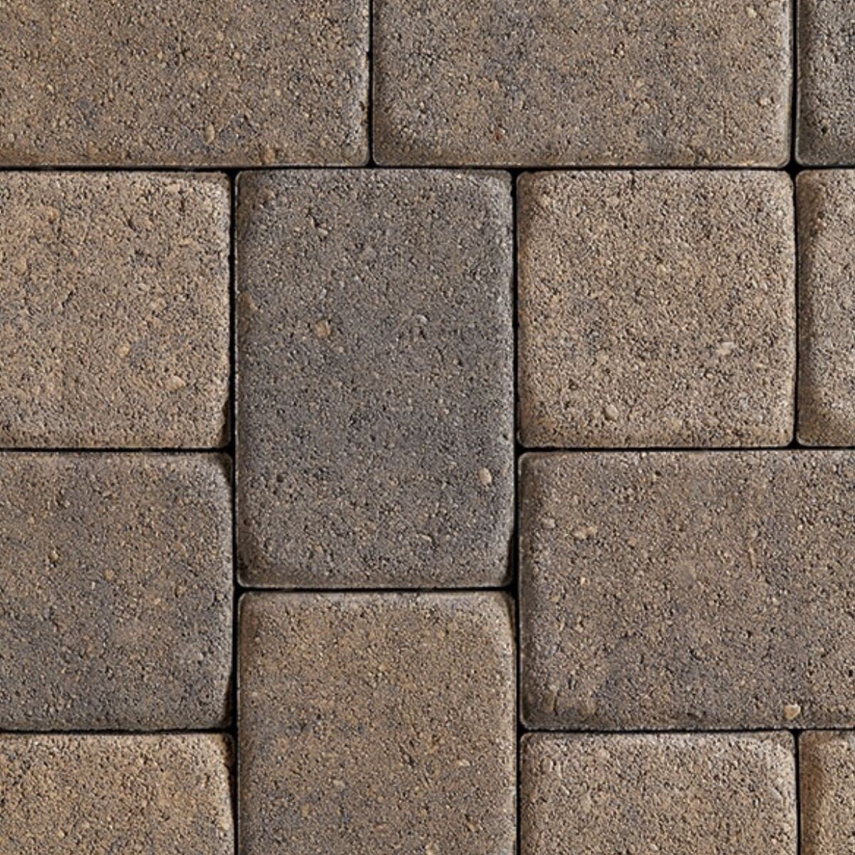 Keystone Plaza Stone Paver Rectangle Tan/Charcoal 6 in. x 9 in 60 mm ...