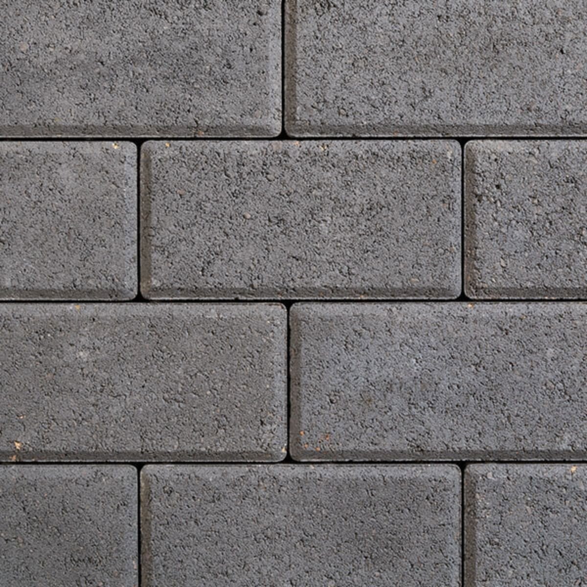 Keystone Holland Stone Paver Standard Charcoal 4 in. x 8 in. 45 mm (145 ...