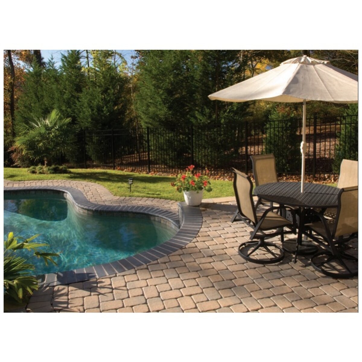 Keystone Plaza Stone Paver Silvershell Blend 6 in. x 9 in. 45 mm (133 ...