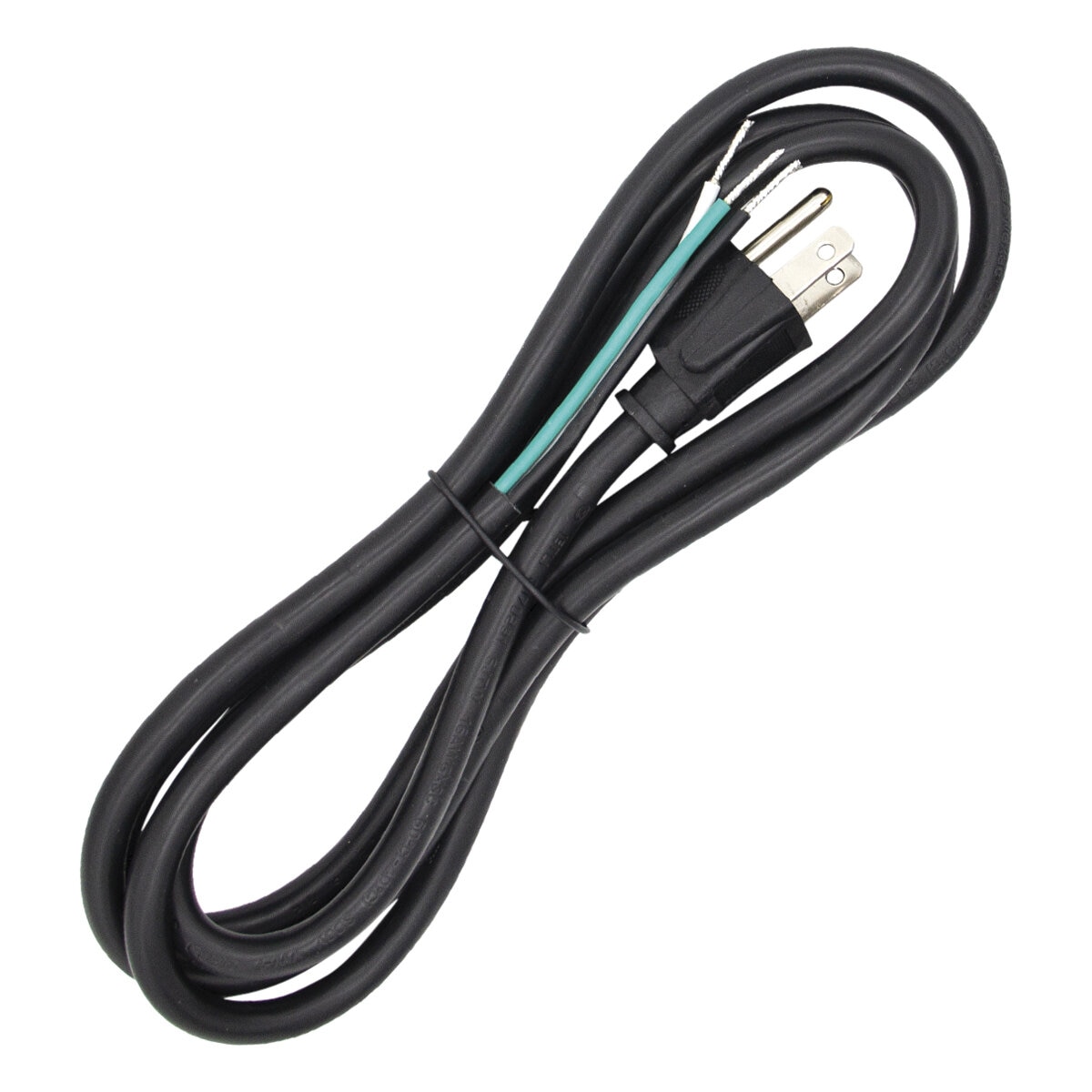 King Innovation 6 ft. Power Cord with 3 Prong Straight Plug and Strain ...