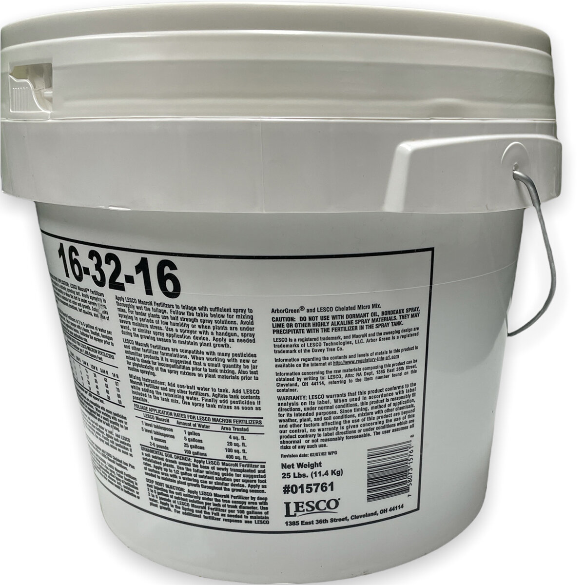 LESCO MacroN 16-32-16 AM 2% Cl All Purpose Soluble Fertilizer 25 lb ...