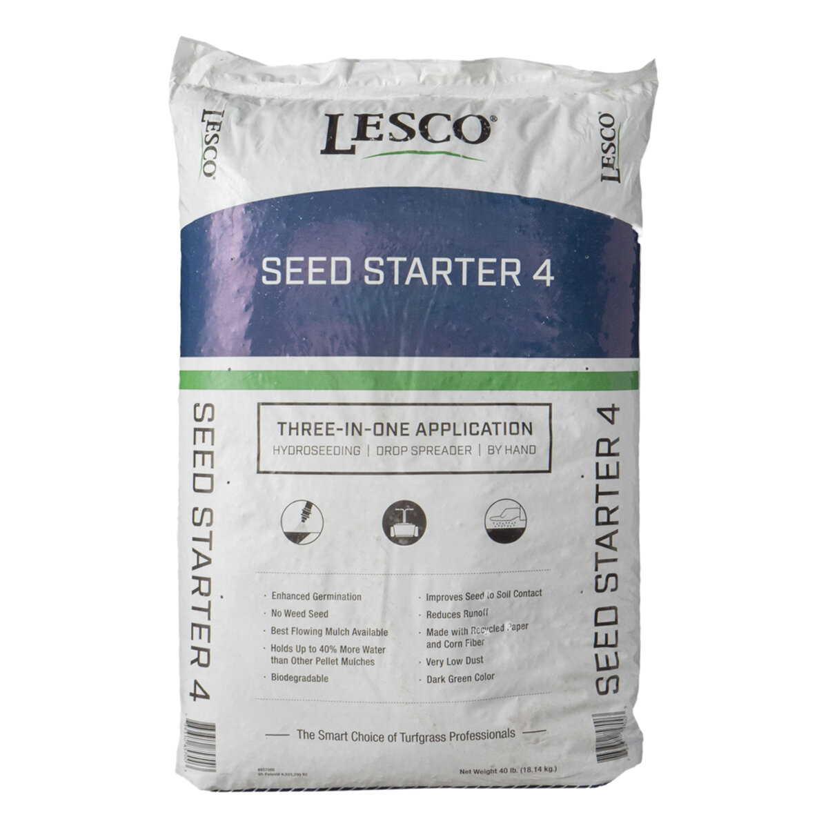 LESCO Seed Starter 4 Hydromulch Pellets with Surfactant 40 lb. Bag | SiteOne US