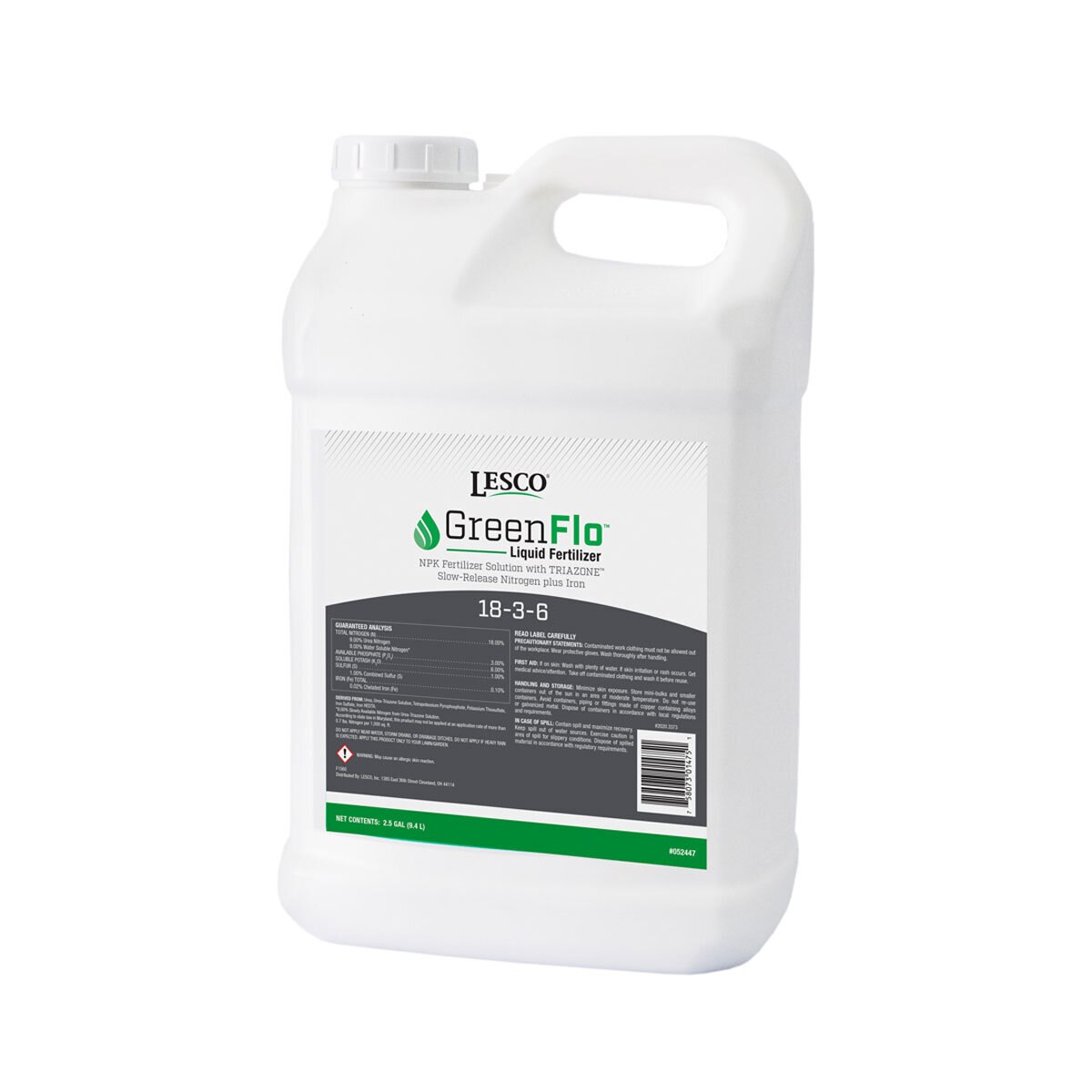 LESCO Green Flo 18-3-6 50% CRN 0.1%Fe All Purpose Liquid Fertilizer ...
