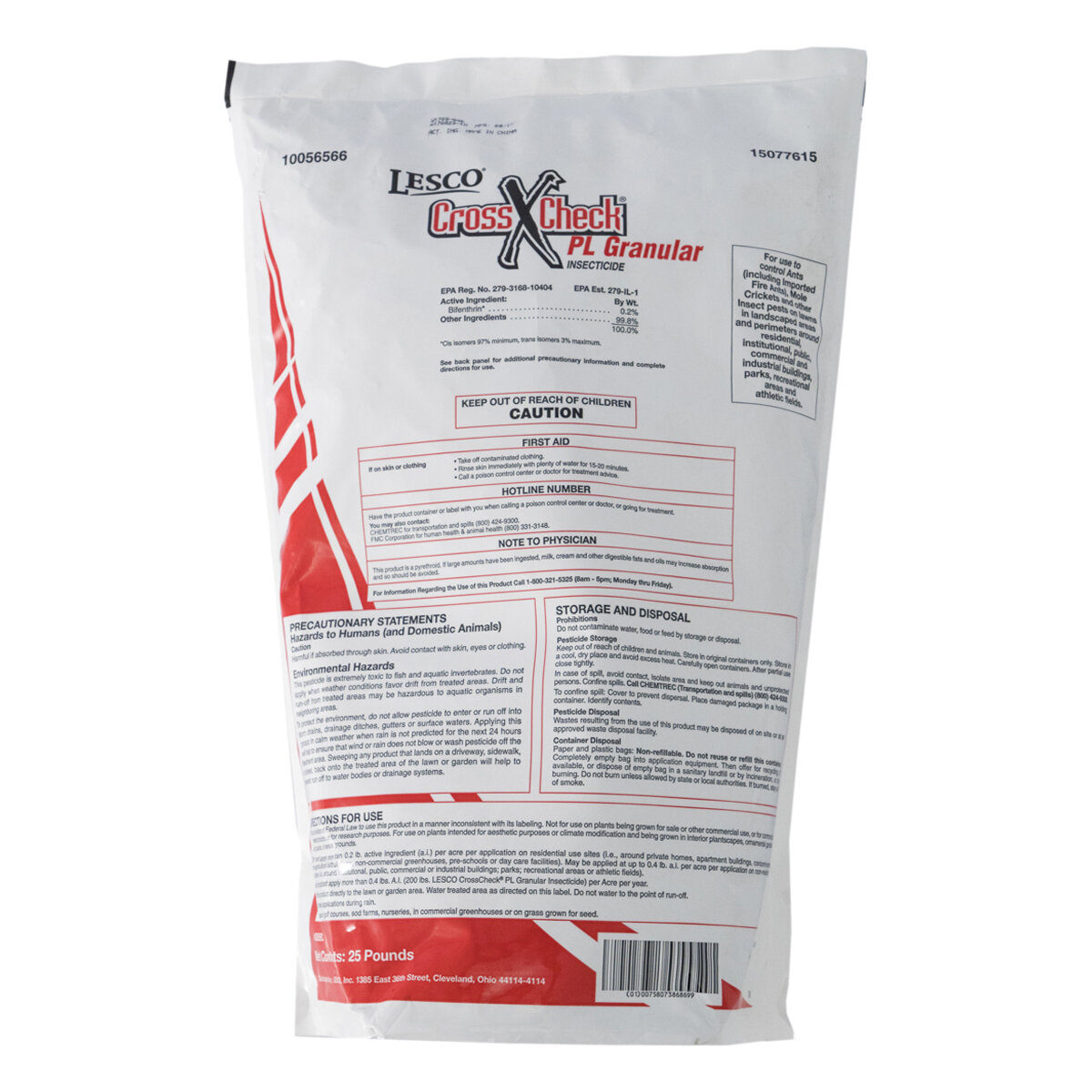 LESCO Crosscheck PL Granular Insecticide 25 lb. Bag | SiteOne US