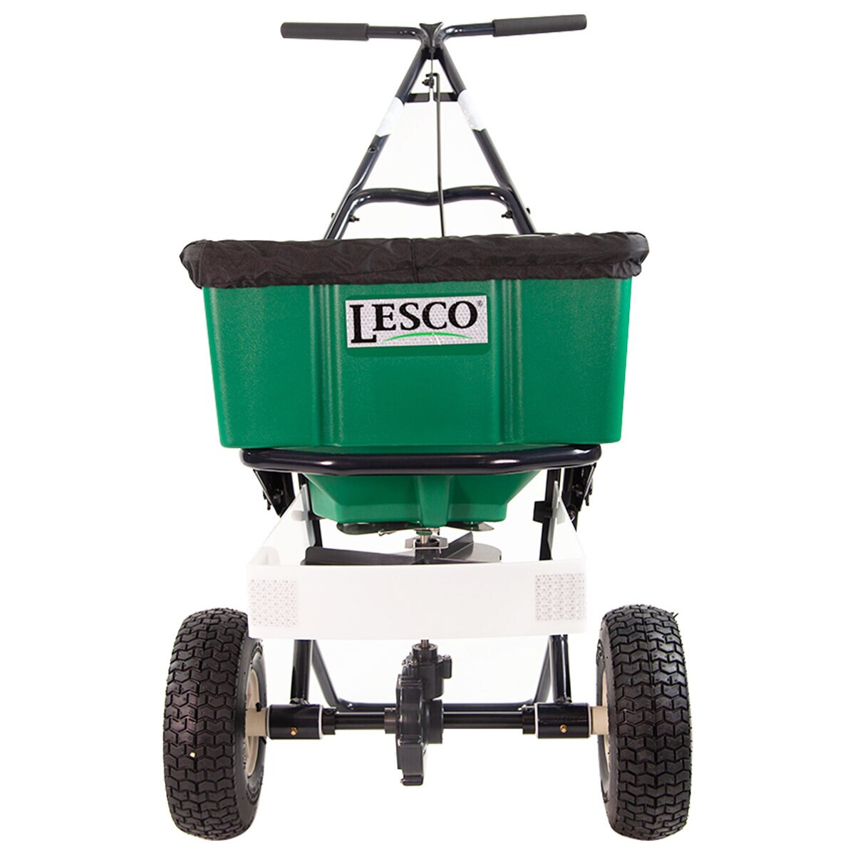 LESCO Bulk/Snow Spreader w/ 50 lb. Capacity and High-Vis Deflector ...