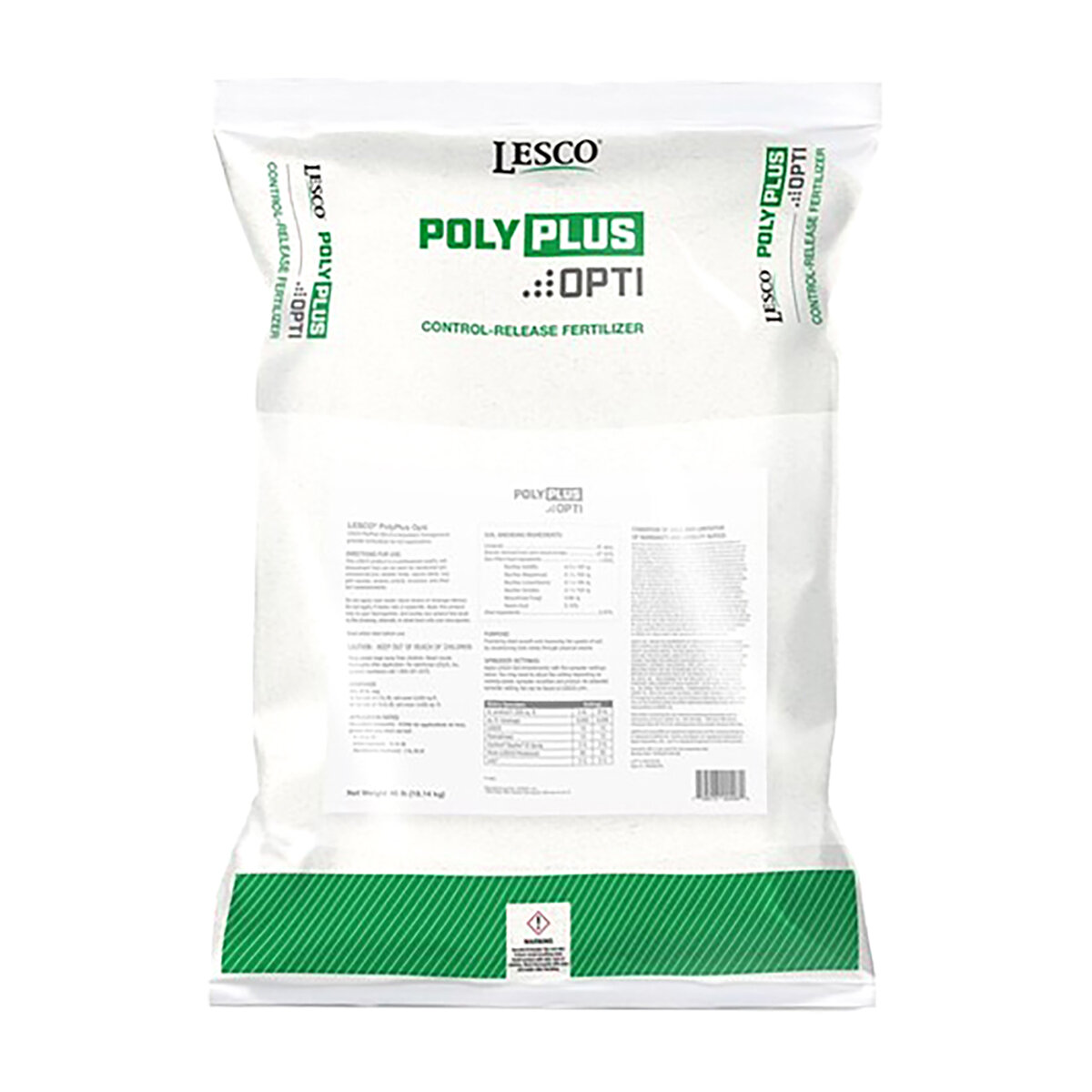 LESCO 18-0-18 65% PolyPlus OPTI Spar-TECH 0.5%Fe 0.5%Mg 0.4%Mn K-Mag ...