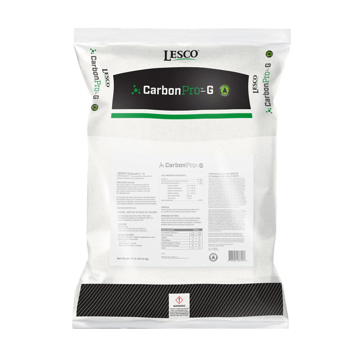 LESCO CarbonPro-G Granular Fertilizer 40 lb. Bag | SiteOne US