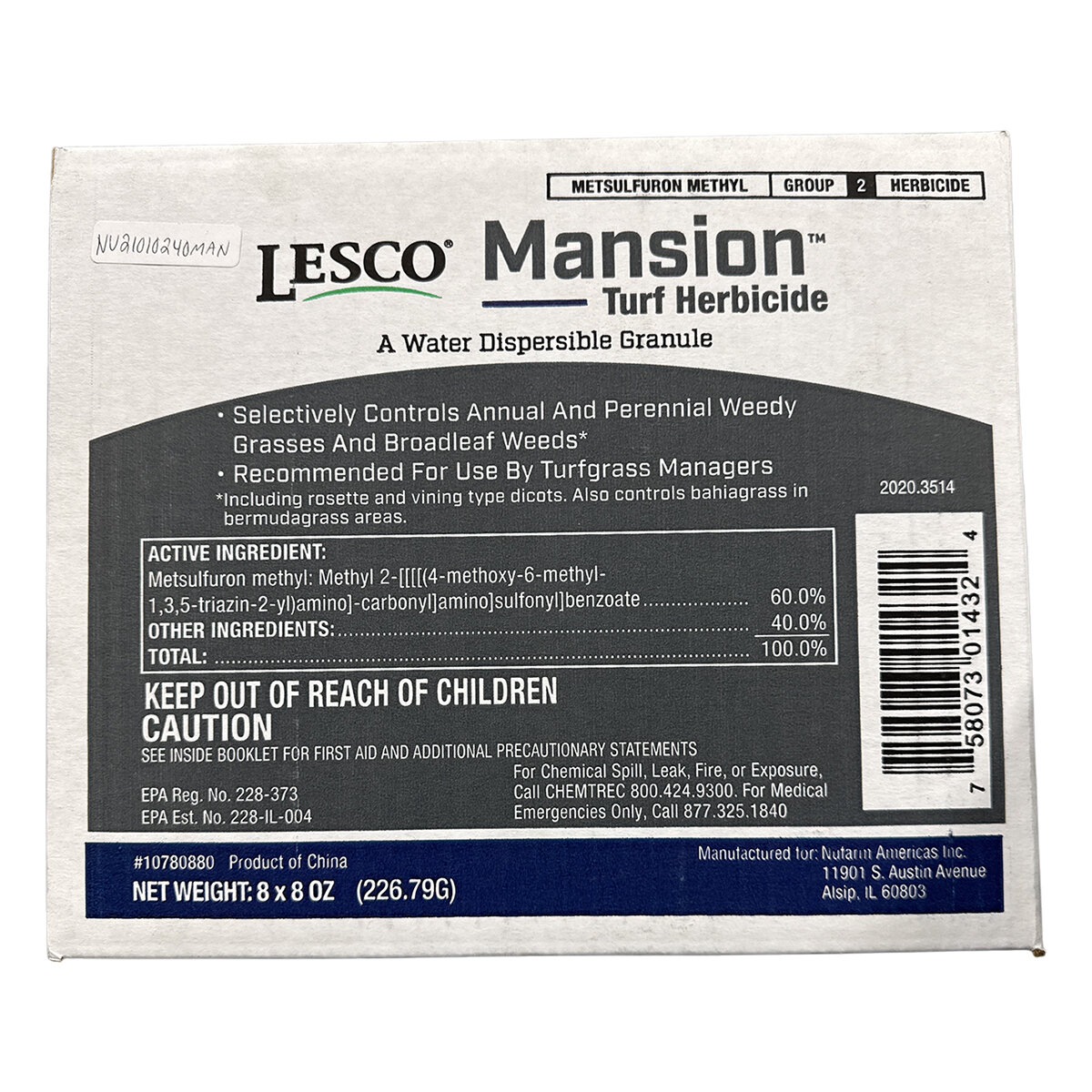 LESCO Mansion Post Emergent Dry Granule Herbicide 8 oz. Bottle | SiteOne US