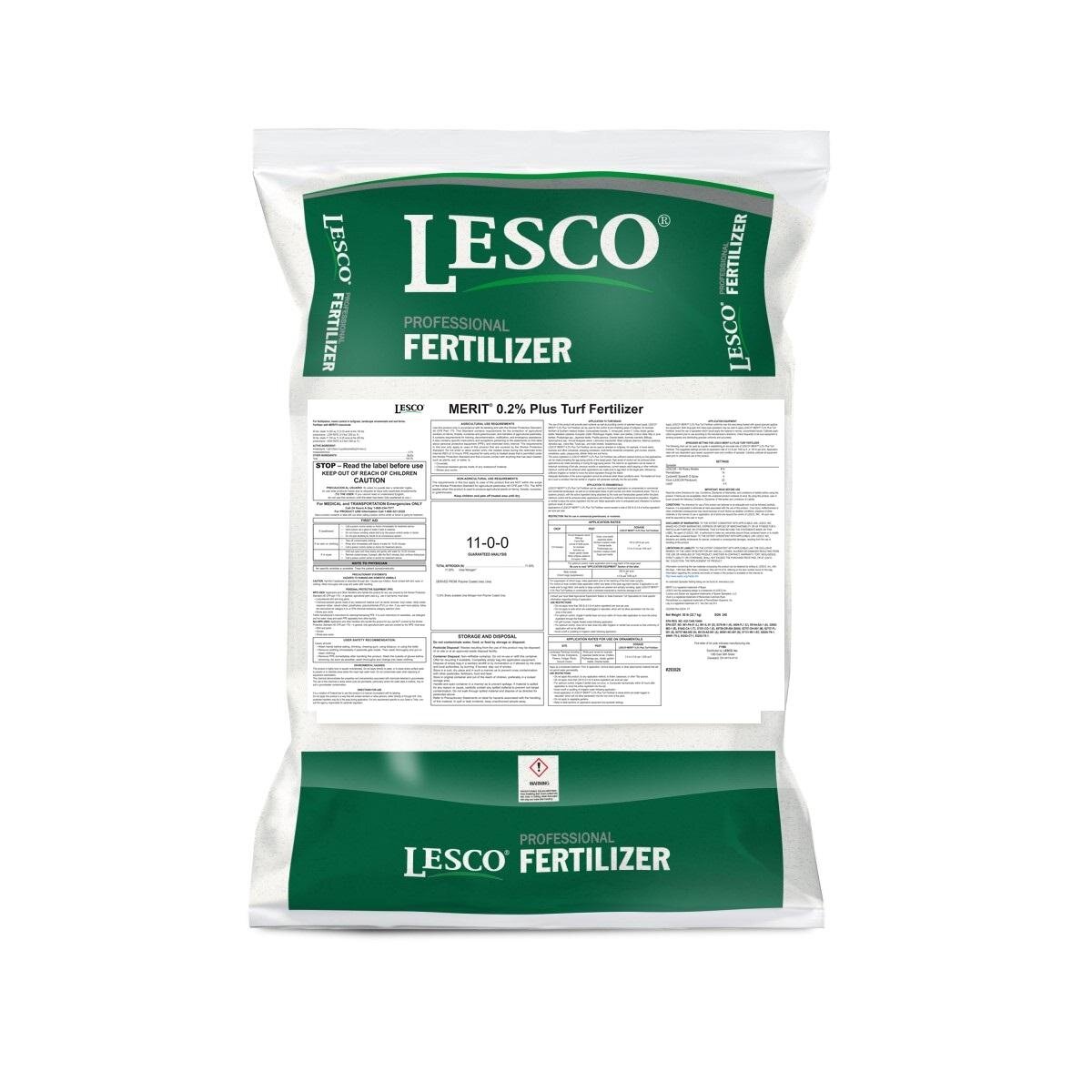 LESCO Merit 0.2% 11-0-0 30%OPTI Poly Plus Insecticide Plus Fertilizer ...