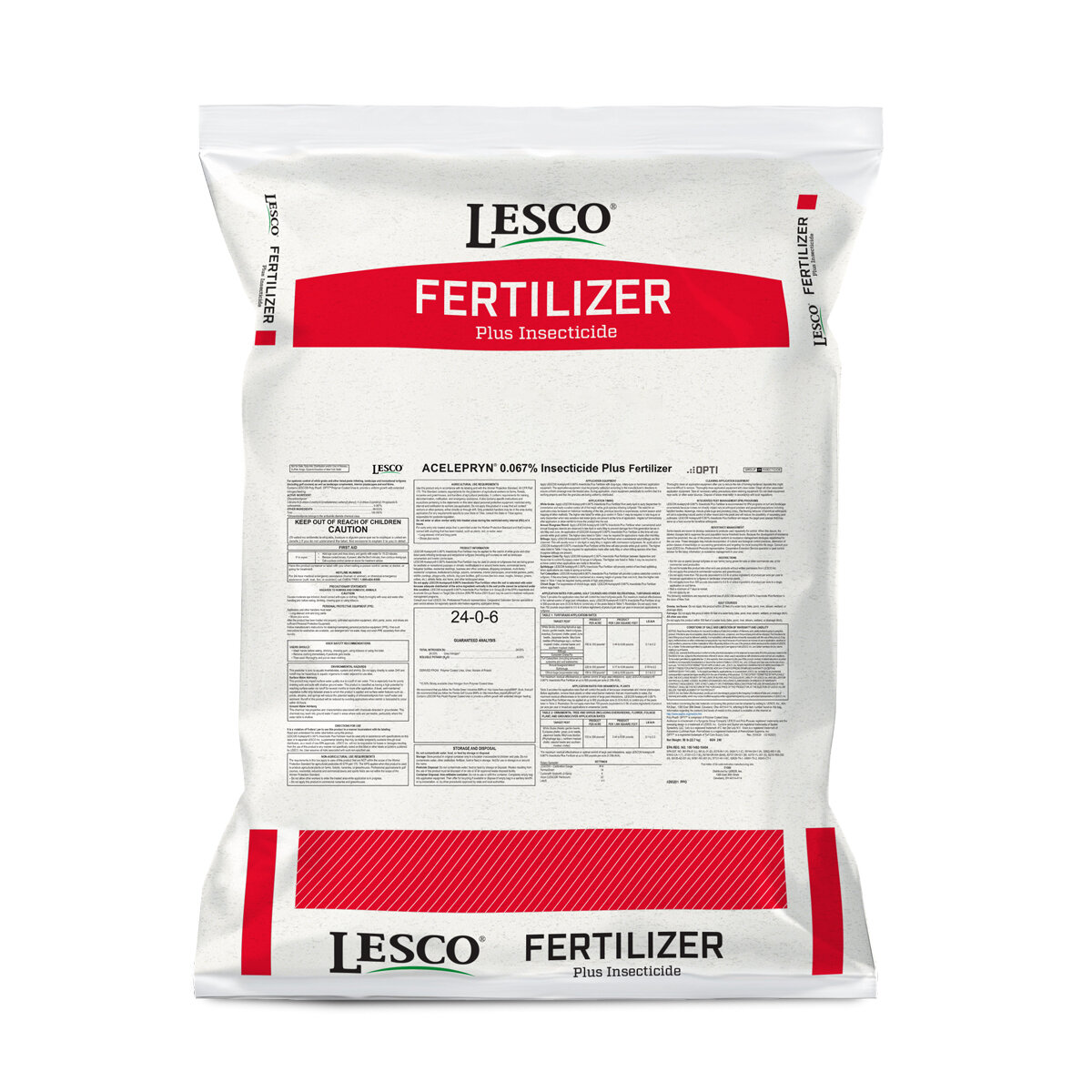 LESCO Acelepryn 0.067% 24-0-6 65% PolyPlus OPTI45 Insecticide Plus ...