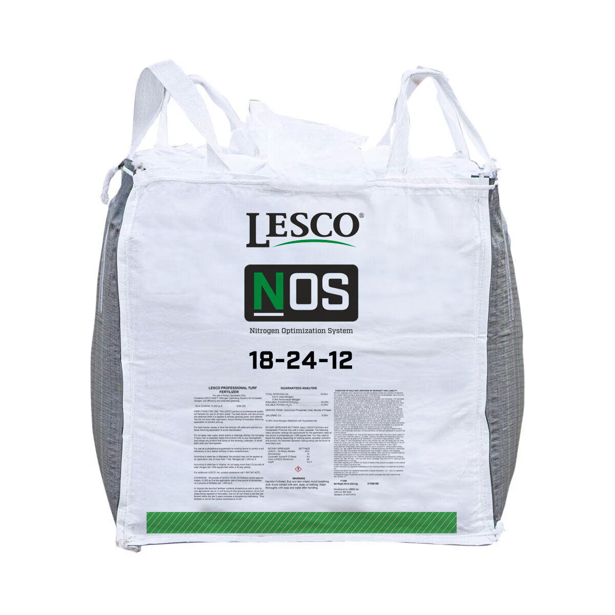 LESCO 18-24-12 25% NOS Starter Granular Fertilizer 500 lb. Bag | SiteOne US