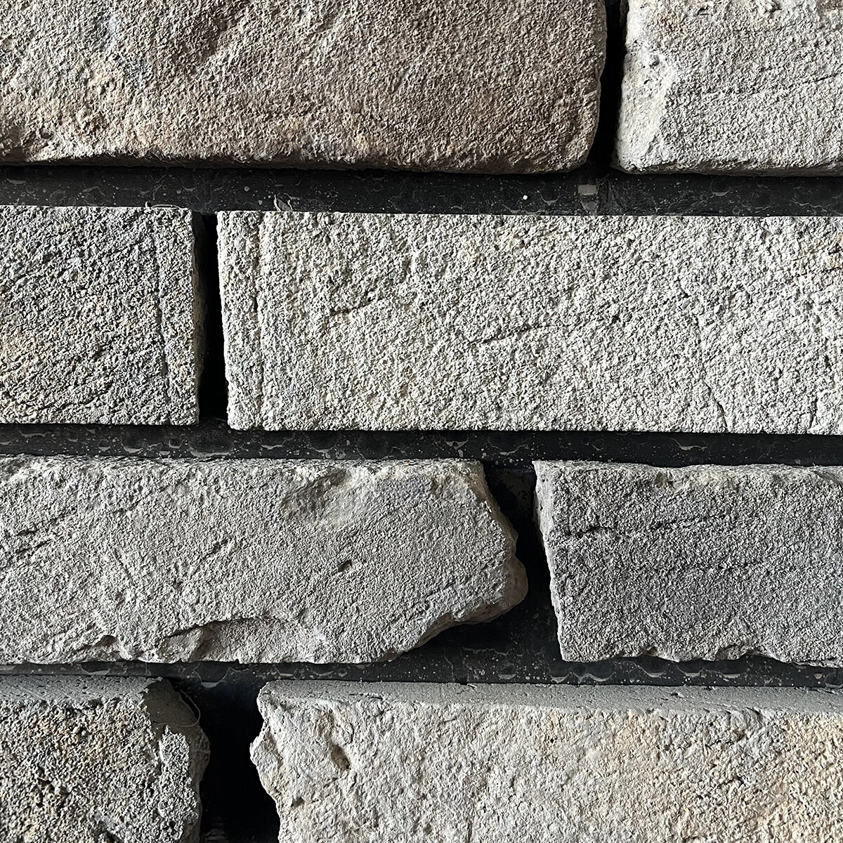 Luxroc Japanese Reclaimed Queen Brick Paver Grigio Color 1 in. x 4 1/2 ...