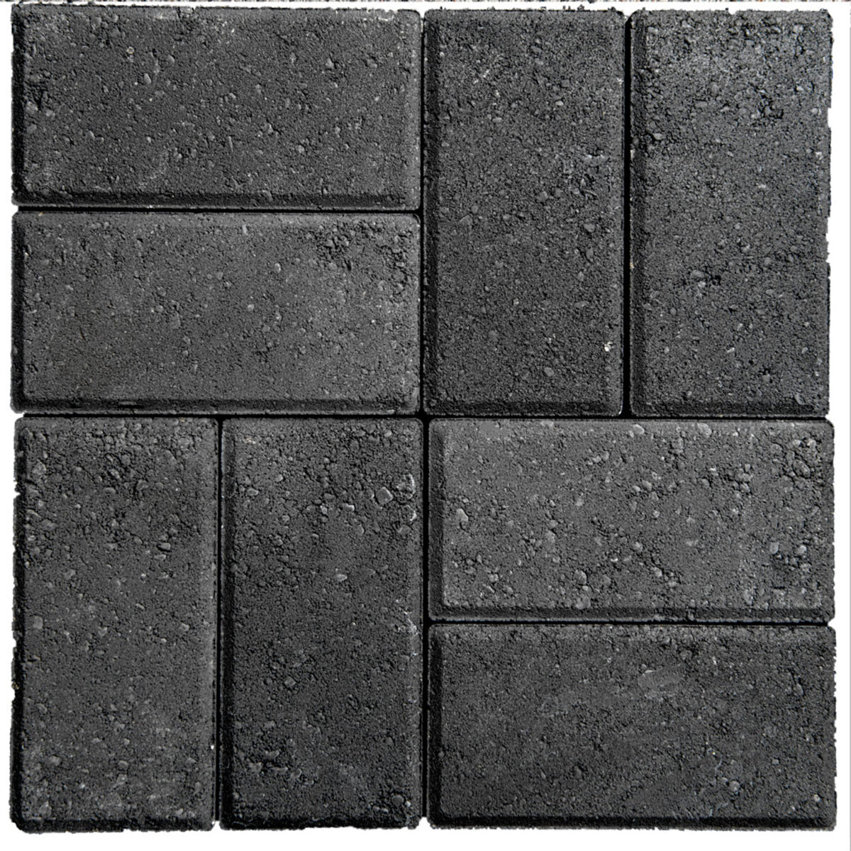 Phoenix Paver/Las Vegas Holland Paver 4 in. x 8 in. Black 60 mm (100 sq ...