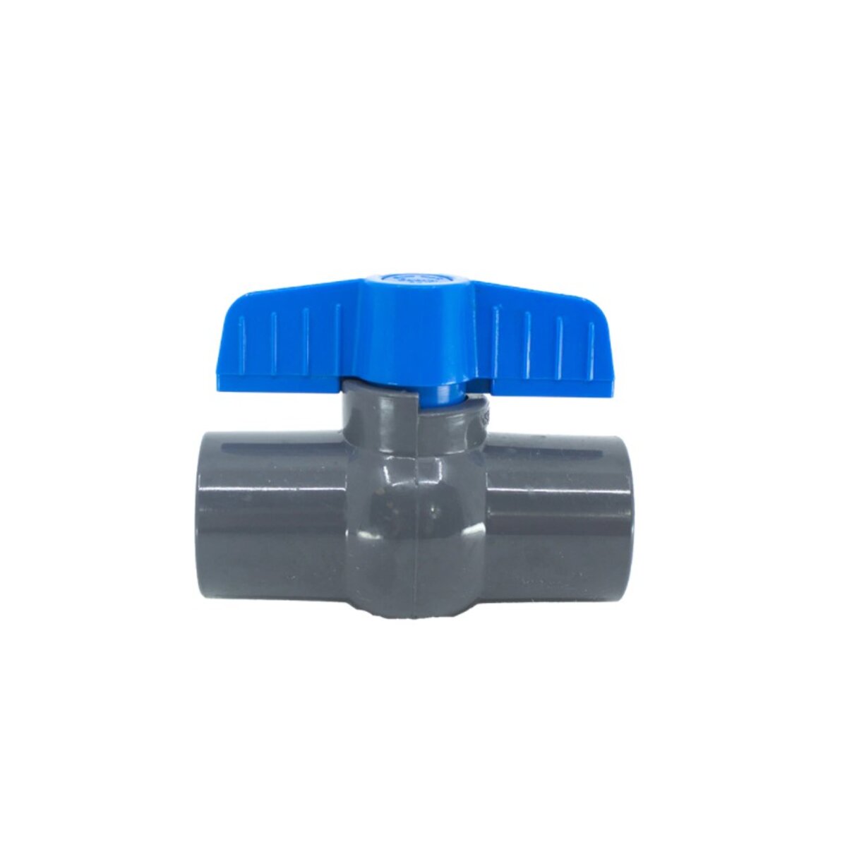 Colonial 491 Commercial Ball Valve PVC Gray 3/4 in. Socket w/ Blue ...