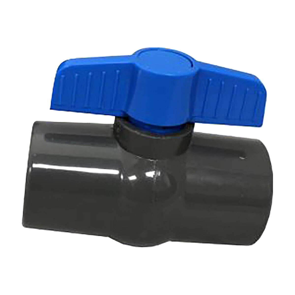 Lasco Colonial 491 Commercial Ball Valve PVC Gray 2 in. Socket w/ EPDM ...