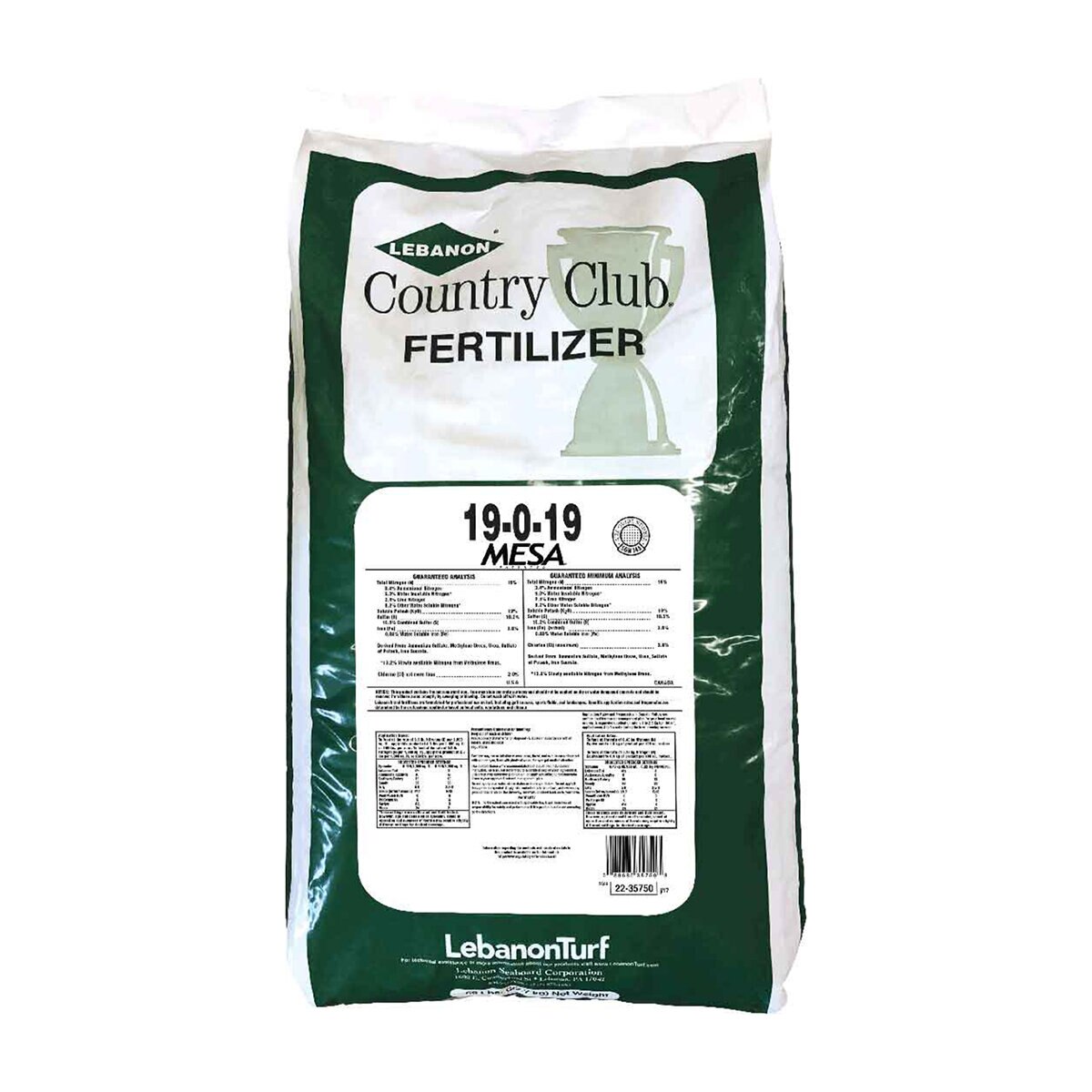 Country Club Fertilizer 19-0-19M 80% Meth-Ex 100% EXPO 2Fe MINI SGN 150 ...
