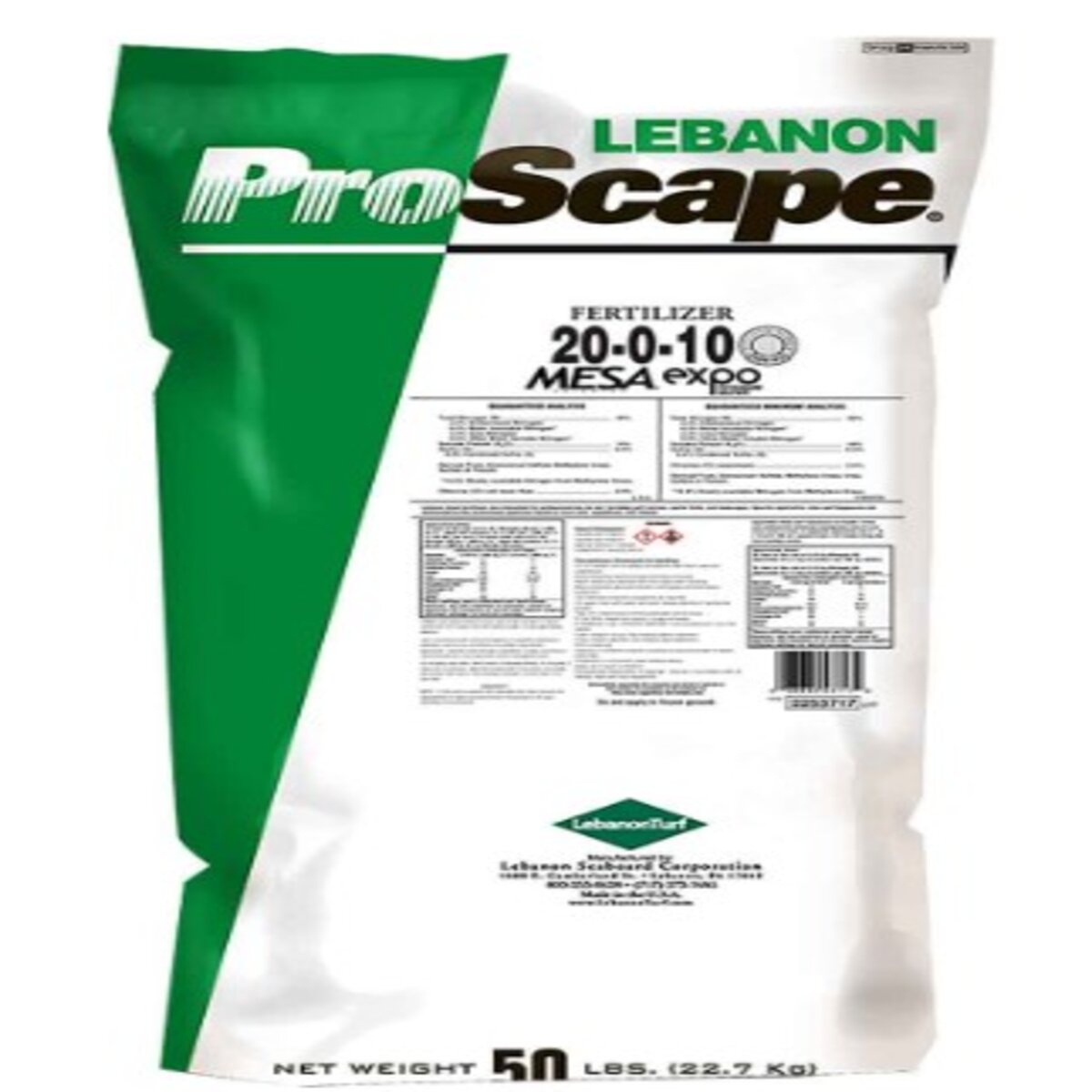 Lebanon ProScape Country Club Granular Fertilizer 20-0-10 60% MESA 100% ...