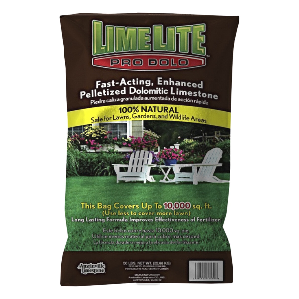 Pelletized Limestone for Lawns - LimeLight Pro Enhanced 50 lb.