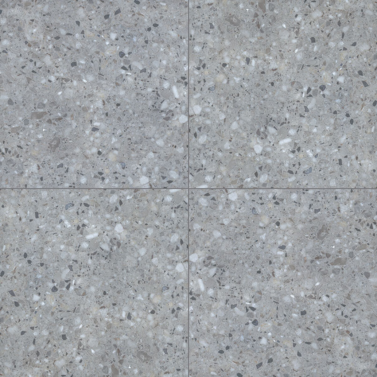 MSI Arterra Porcelain Paver Matte Terrazo Gris 24 in. x 24 in. x 2 cm ...