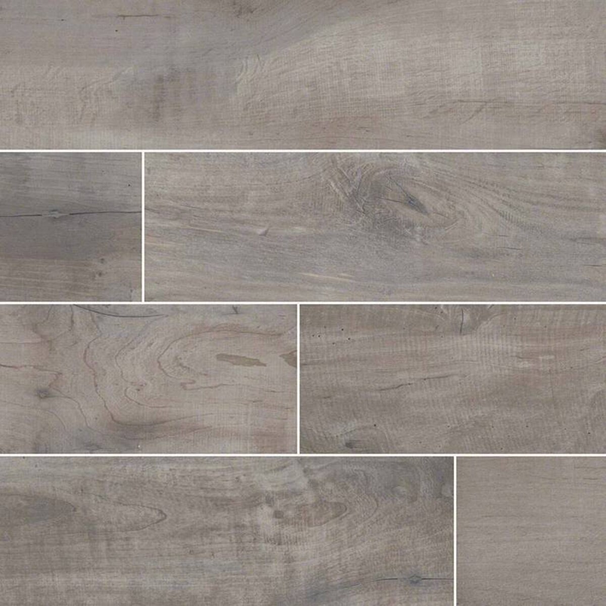 MSI Country River Wood Look Porcelain Tile Stone 8 in. x 48 in. (10.66 ...