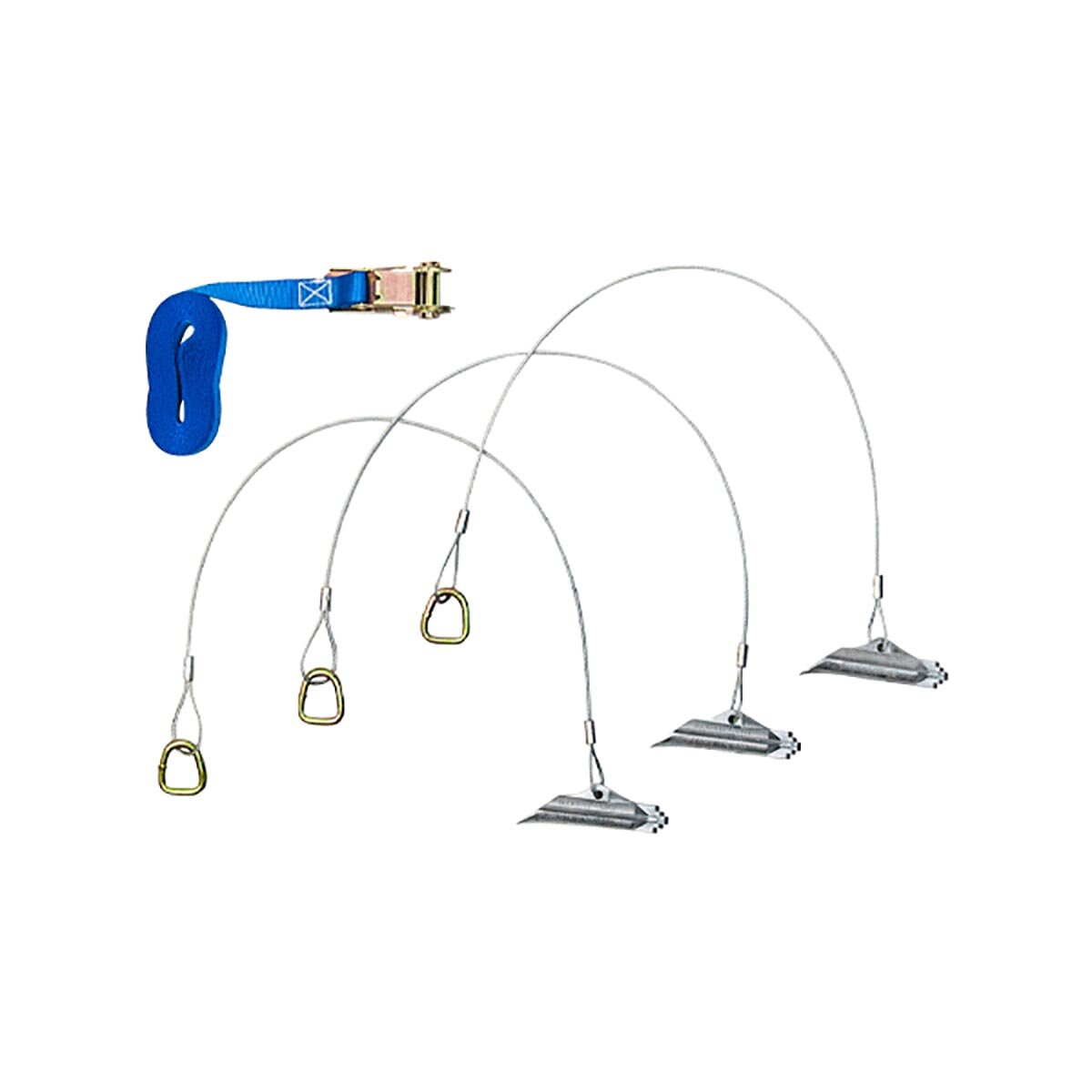 Duckbill Root Ball Tiedown Kit for up to 3 in Diameter Trees 68-RBK ...