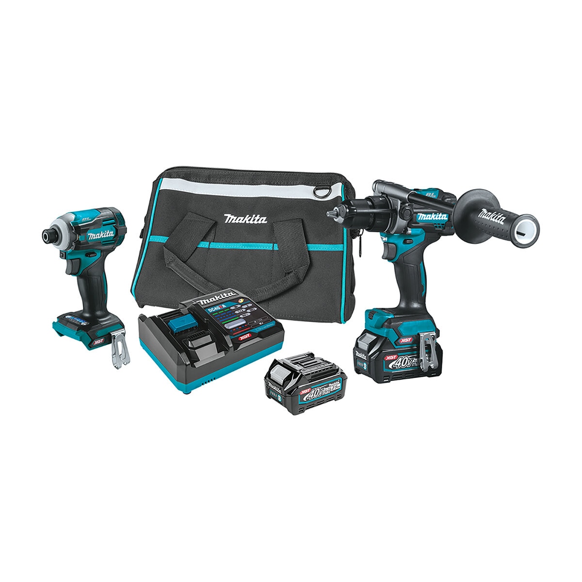 Makita Max XGT Brushless Cordless 2 pc. Combo Kit 40V for GPH01, GDT01 ...