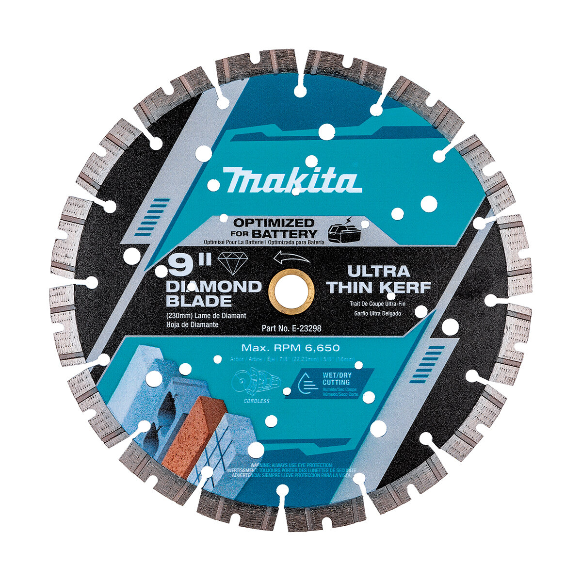 Makita 9 in. Thin Kerf Segmented Diamond Blade | SiteOne US