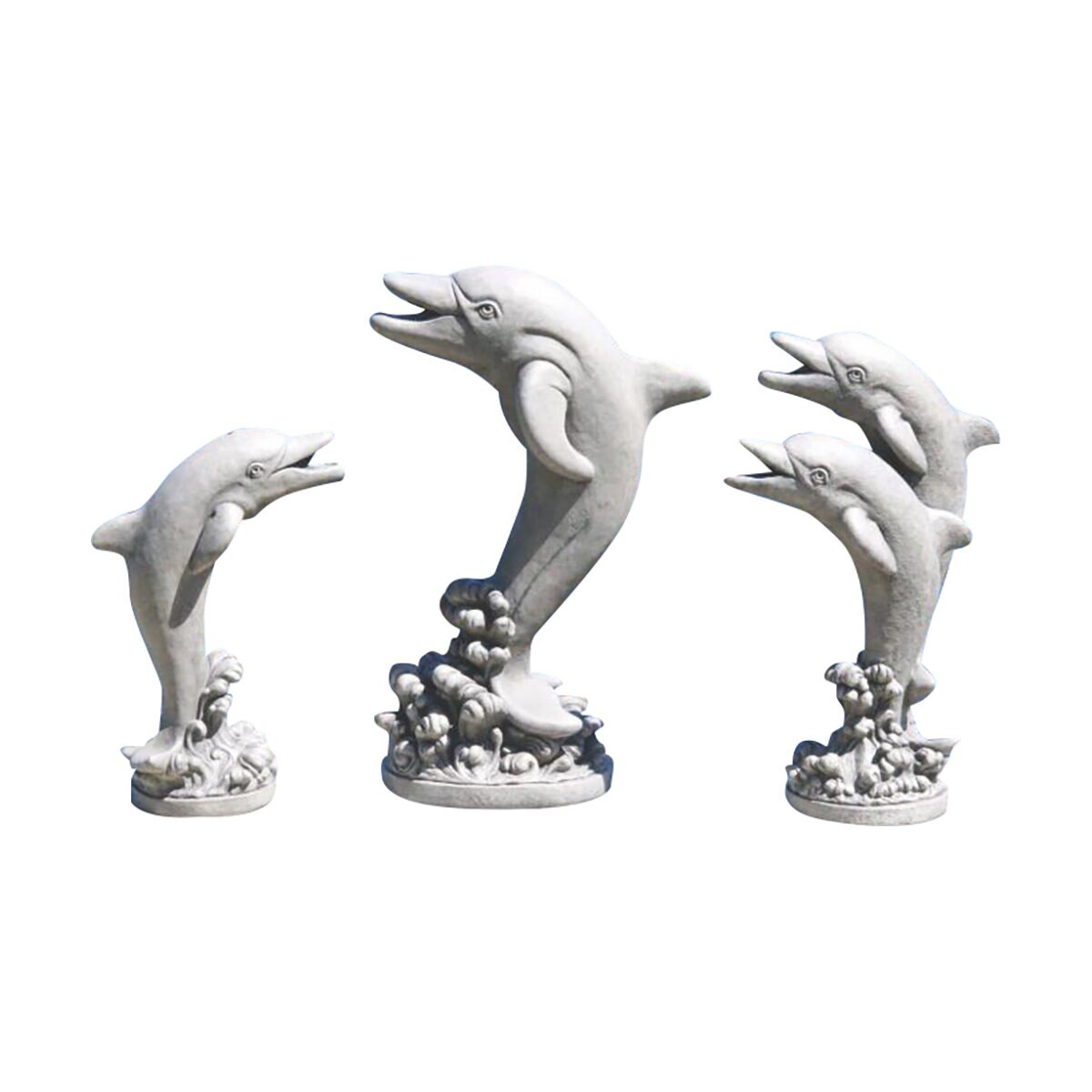 Massarelli Statue Flip The Dolphin Plumbed 16-1/4 in. x | SiteOne