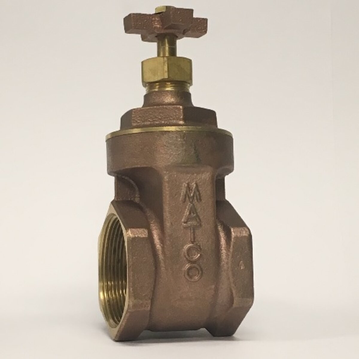 Matco Full Port Gate Valve Brass 2-1/2 in. FIPT with Cross Handle ...