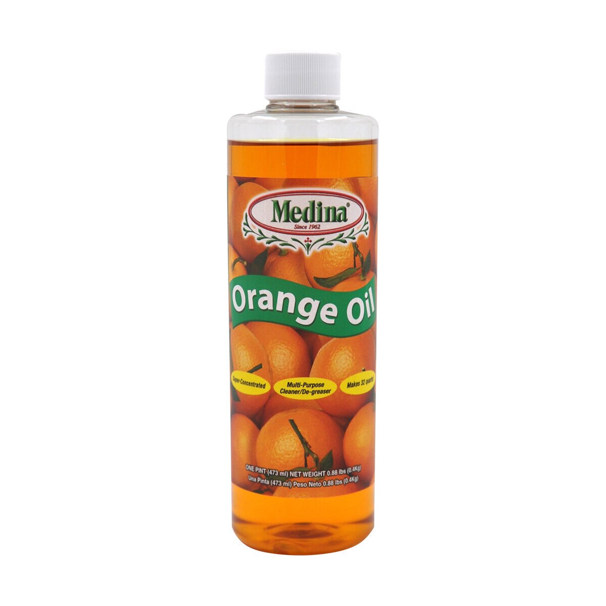 Medina Orange Oil Multi-Purpose Liquid Cleaner/De-Greaser 1 pt. Bottle ...